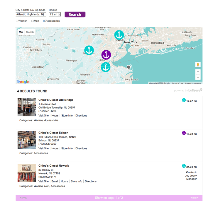 Multiple Icons For Your Store Locator Software Map